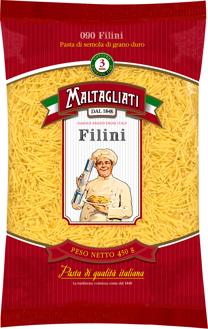 Макароны Maltagliati 090 Filini 450г — в каталоге на сайте сети Магнит ...